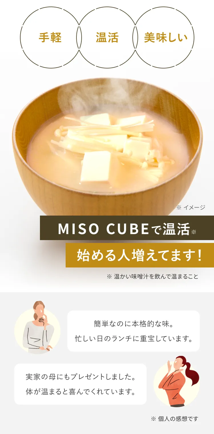 温活Foods MISO CUBE
