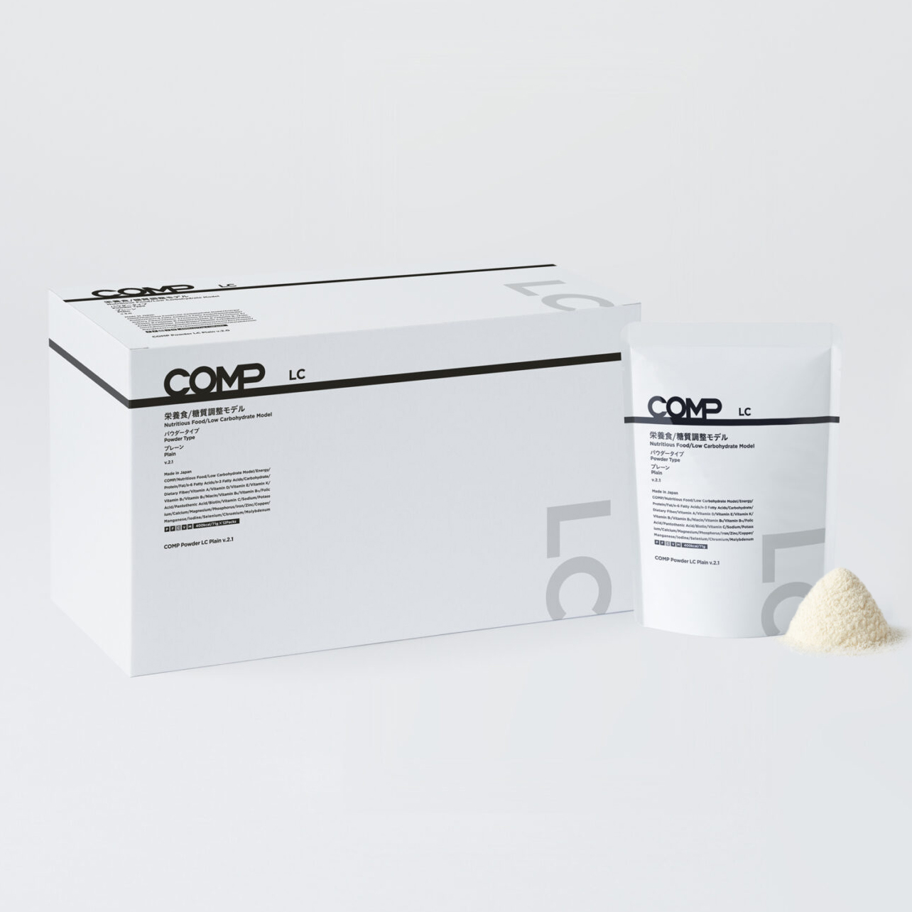 COMP Powder LC Plain v2.1 1箱 (71g×12袋) |UHA味覚糖公式オンラインストア